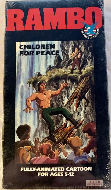 RAMBO: CHILDREN FOR Peace - Animated VHS, New Sealed Vintage ...