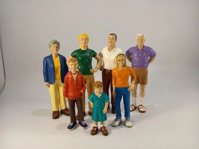 7X LAKESHORE VINTAGE Block Play People Caucasian Set 1990s £12.99 ...