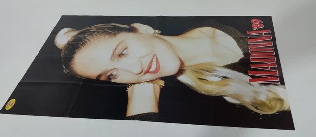MADONNA # GENE ANTHONY RAY_poster fronte-retro_two sided_1989_cm 85x54 ...
