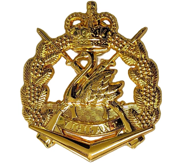 RWAR ARMY ROYAL Western Australian Regiment hat badge - uniform full ...