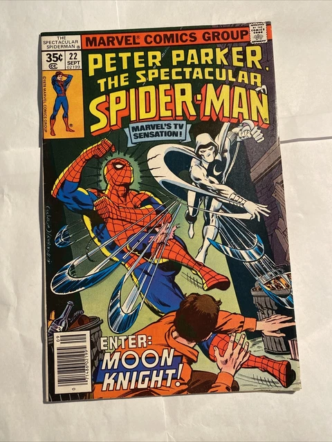 Peter Parker The Spectacular Spider-man #22 Marvel Comics 1978 Con Moon 