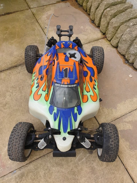 NITRO 1/8 SCALE 4x4 Xtm Terminator 2 Rc Buggy £62.01 - PicClick UK