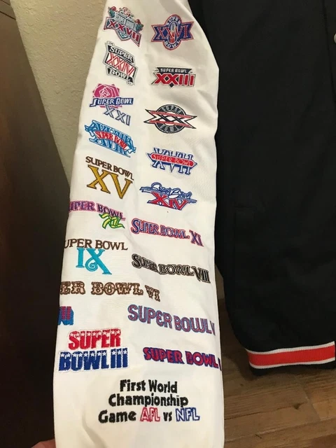 2025 NFL SUPER Bowl LIX New Orleans Chiefs Eagles Twill Jacket w Logos ...