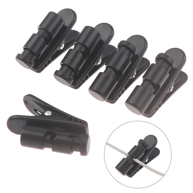 2/5PC CABLE CORD Clamp Collar Headset Clamp Headphone Cable Clip ...