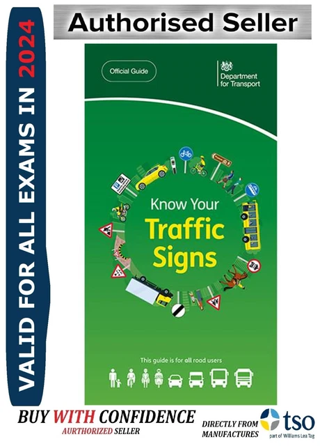 KNOW YOUR TRAFFIC Signs Book Driving Skills Transport Paperback Theory ...