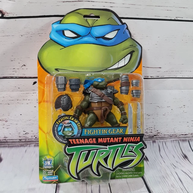 PLAYMATES TEENAGE MUTANT Ninja Turtles TMNT 2003 Fightin' Gear Leo ...