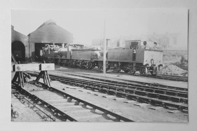Rwy584 Early Image Of Steam Locomotives Dorchester Railway Shed Real Photo £499 Picclick Uk