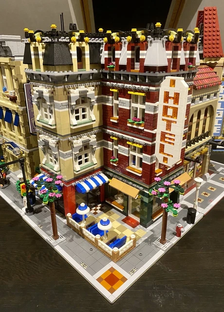LEGO PERSONALIZZATO MODULARE GRANDE ANGOLO COSTRUZIONE HOTEL CAFE si ...