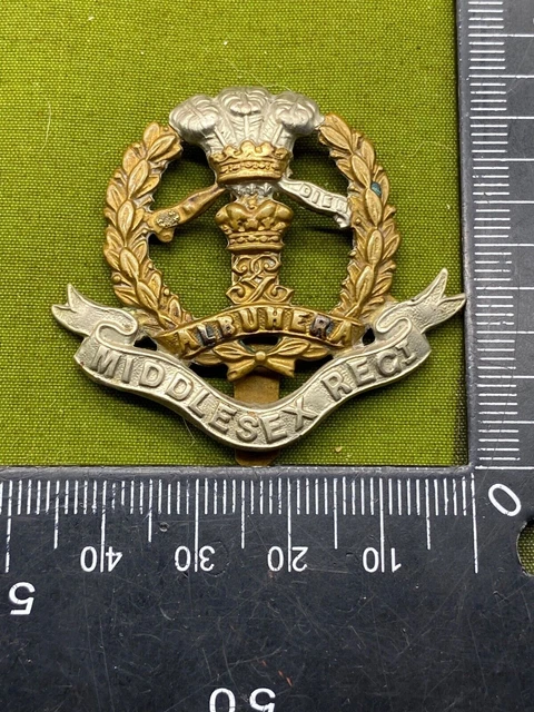 BRITISH ARMY MIDDLESEX Regiment Cap Badge £12.00 - PicClick UK