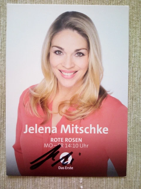 JELENA MITSCHKE, AUTOGRAMMKARTE, original signiert EUR 1,00 - PicClick DE
