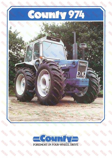 COUNTY 974 TRACTOR Poster (A3) $3.96 - PicClick