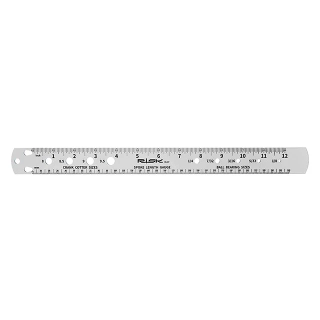 UPGRADED SPOKE RULER with Clear Scale Hub Axle Positioning Measuring ...