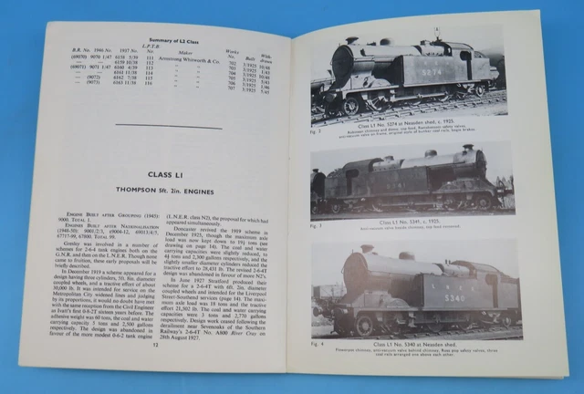 LOCOMOTIVES OF THE LNER Part 9A Tank Engines - Classes L1 To N19 PB ...
