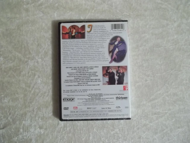 &KISS ME, KATE& Dvd New/Sealed Region 1 Brent Barrett Image Id0180Wndvd ...