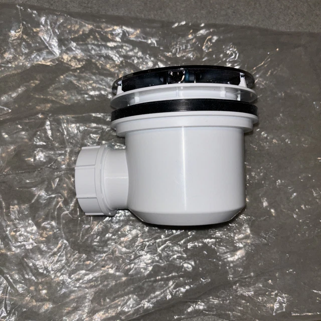 MIRA RAPI-FLO 90MM Chrome Cap Waste Trap NEW Sealed £14.85 - PicClick UK