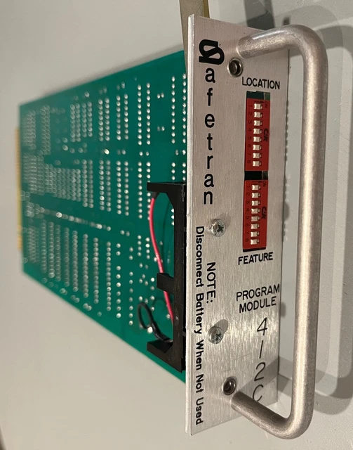 SIGNAL CONTROL SAFETRAN Model 412C Traffic PROM Controller Module $136. ...