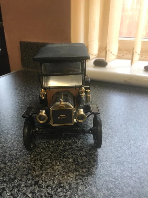 FRANKLIN MINT 1913 Ford Model T 1/16 Scale Black Diecast Car no box £16 ...