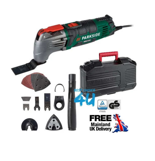 PARKSIDE ELECTRIC MULTI Purpose Tool + ACCESSORIES EUR 51,46 - PicClick FR
