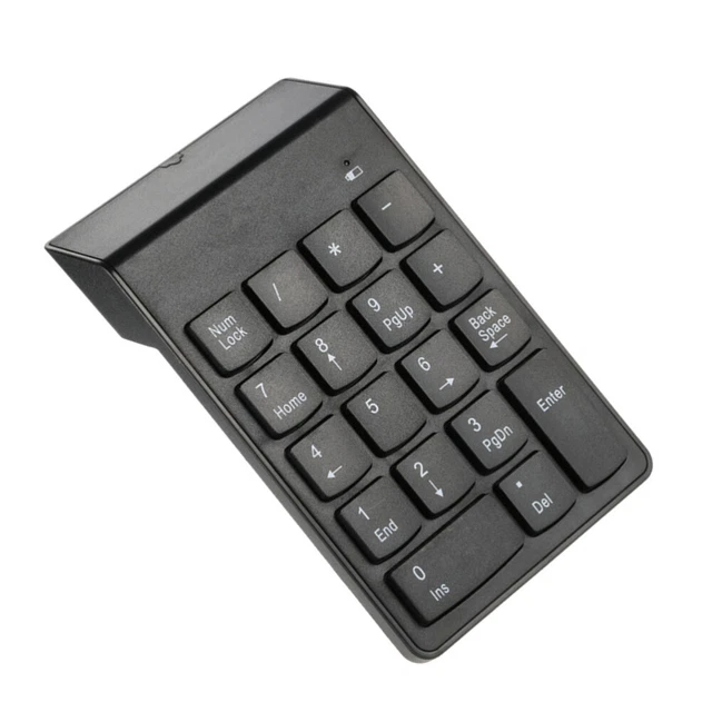 MECHANICAL NUMERIC KEYPAD 2.4G Wireless 18-key Numpad without Battery ...