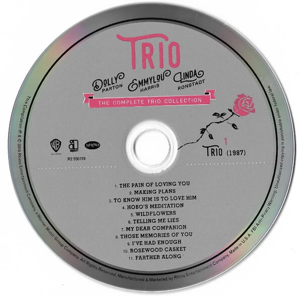 DOLLY PARTON, LINDA Ronstadt & Emmylou Harris - The Complete Trio ...
