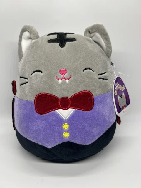Squishmallows 8 Tally The Vampire Cat Kellytoy Halloween Free Ship