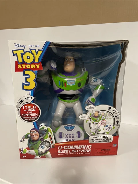 TOY STORY 3 U-Command Buzz Lightyear With Remote Control. Thinkway ...