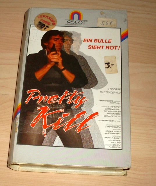 VHS FILM - Pretty Kill - Ein Bulle sieht rot! - Ascot - Videokassette ...