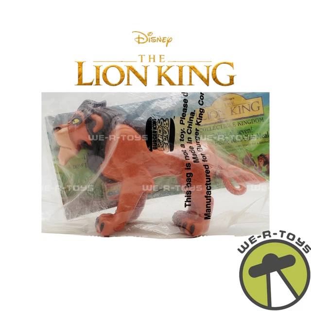DISNEY THE LION King Scar Figure Burger King Kids Club Toy 1994 NRFP £ ...