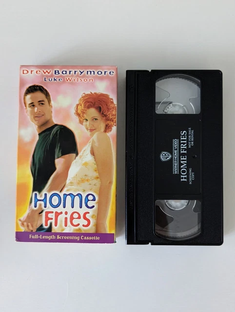 HOME FRIES : Screener Cassette VHS ** 1998 Drew Barrymore PROMO / DEMO ...