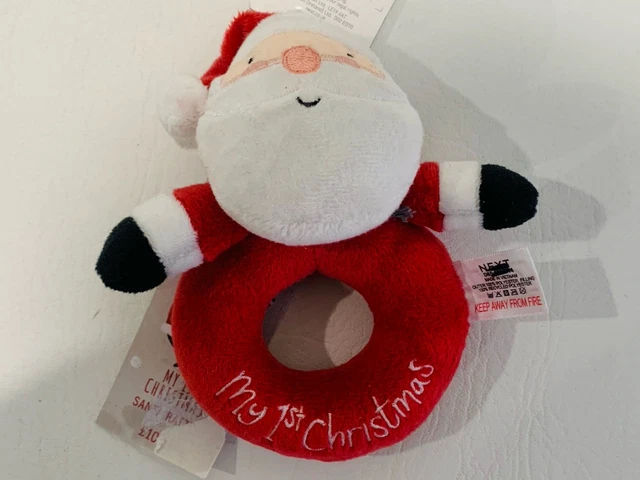 NEXT BABY MY 1st Santa Rattle - Next Christmas Gift for Baby £4.91 ...