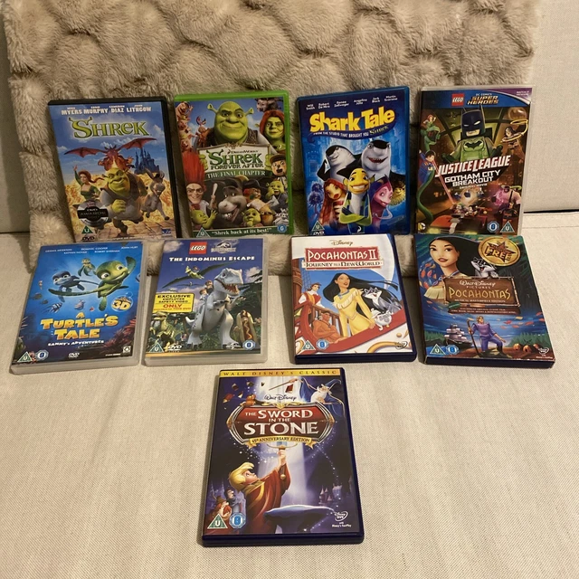 DVD BUNDLE KIDS Fun Movies x 9 Disney Dreamworks LEGO and More Children ...