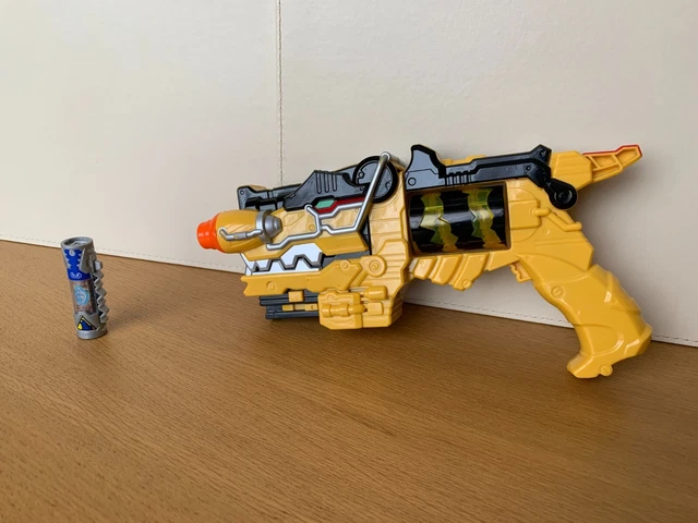 POWER RANGERS DINO Charge Yellow Morpher Gun with 1 Charger Energem. £ ...