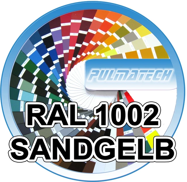 PULVERLACK BESCHICHTUNGSPULVER RAL 1002 Sandgelb 500g. EUR 15,90 ...