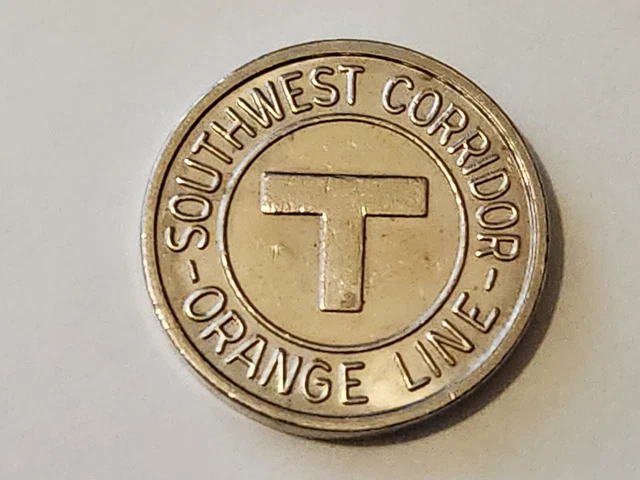 MBTA SOUTHWEST CORRIDOR Orange Line Transit Token - Boston, Mass. £37. ...