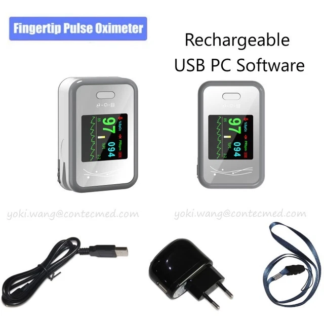 FINERTIP PULSE OXIMETER Spo2 Blood Oxygen Pulse Rate PI Monitor, SW ...