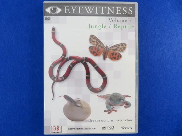 EYEWITNESS VOLUME 7 Jungle/Reptile - DVD - Region 4 - Fast Postage !! £ ...