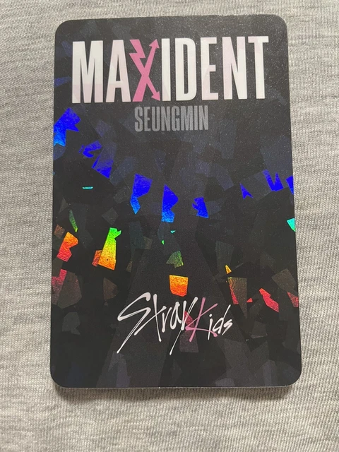 (STRAY KIDS) SEUNGMIN Maxident Soundwave Pre Order Photo Card Official ...