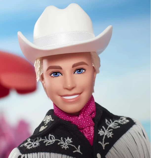 BARBIE THE MOVIE Western Ken Doll in Black&White Cowboy Outfit - In ...