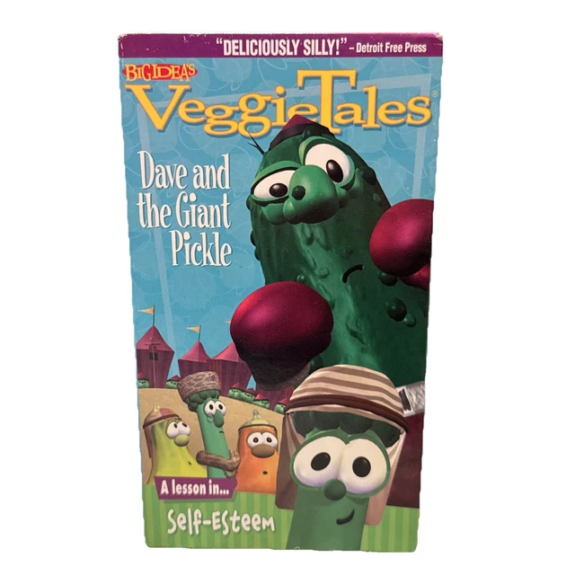 VEGGIETALES - DAVE And The Giant Pickle (VHS, 1998) EUR 4,22 - PicClick IT