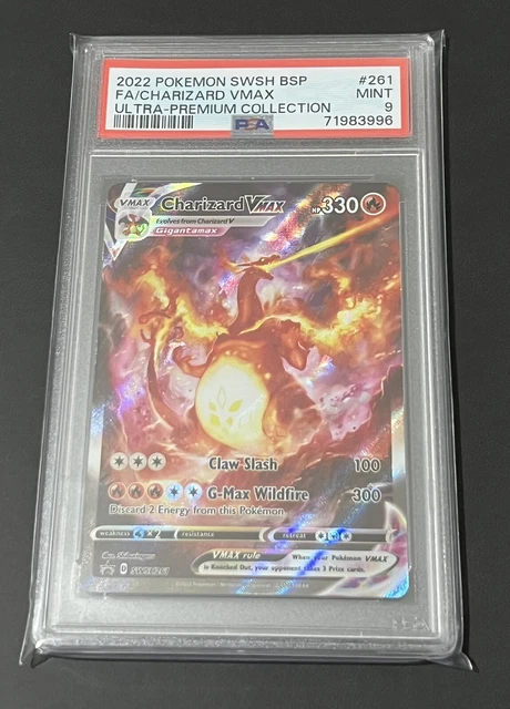 CHARIZARD VMAX - SWSH261 - Promo - Ultra Rare - PSA MINT 9 Pokemon Card ...