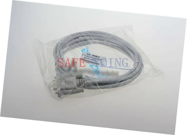 PROGRAMMING CABLE QC30R2 For Mitsubishi MELSEC Q Series PLC PC To RS232 ...