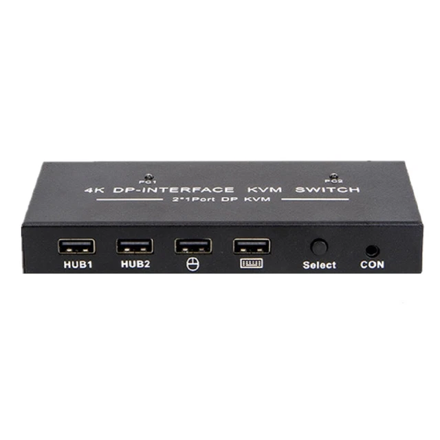 2 PORT KVM Switch Dual Monitor Displayport 4K 60Hz KVM Switch 1 ...