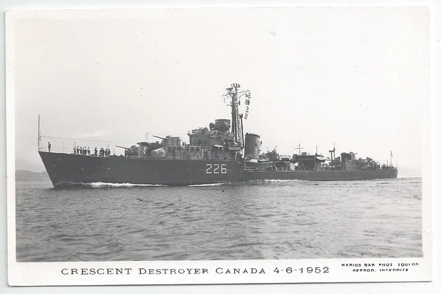 HMCS CRESCENT C-CLASS Destroyer RCN Royal Canadian Navy RP PC EUR 14,12 ...