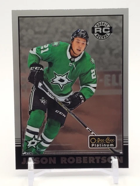 2020-21 OPC O-PEE-CHEE Platinum Jason Robertson recrue RETRO #R-93 ...
