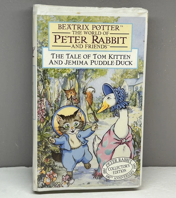 PETER RABBIT VHS Video Tape Tale Tom Kitten & Jemima Puddle Duck ...