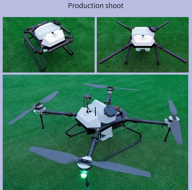 AGRICULTURE FARMING DRONE Sprayer 20L UAV Water Power Navigation System ...