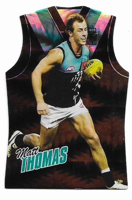 2010 AFL SELECT CHAMPIONS PORT ADELAIDE MATT THOMAS Die Cut GDC131 CARD ...