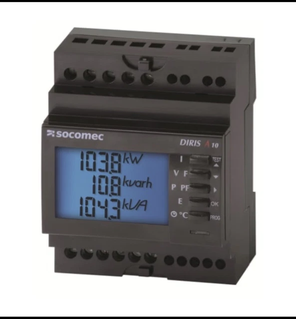SOCOMEC DIRIS A10 Multi Function Energy Meter RS485/JBUS/Modbus EUR 190 ...
