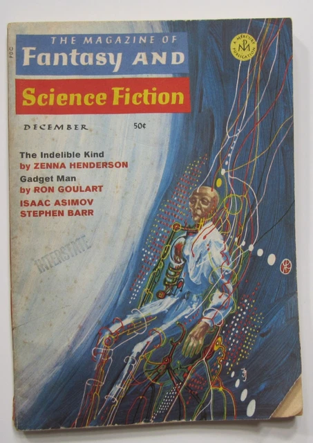 MAGAZINE OF FANTASY and Science Fiction December 1968 Digest Sized ...