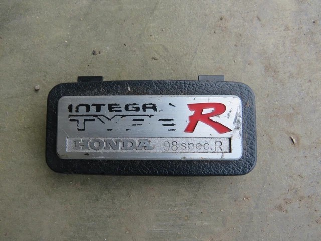 HONDA INTEGRA TYPE R DC2 B18C JDM RHD 98 Spec ID Badge very hard to get ...